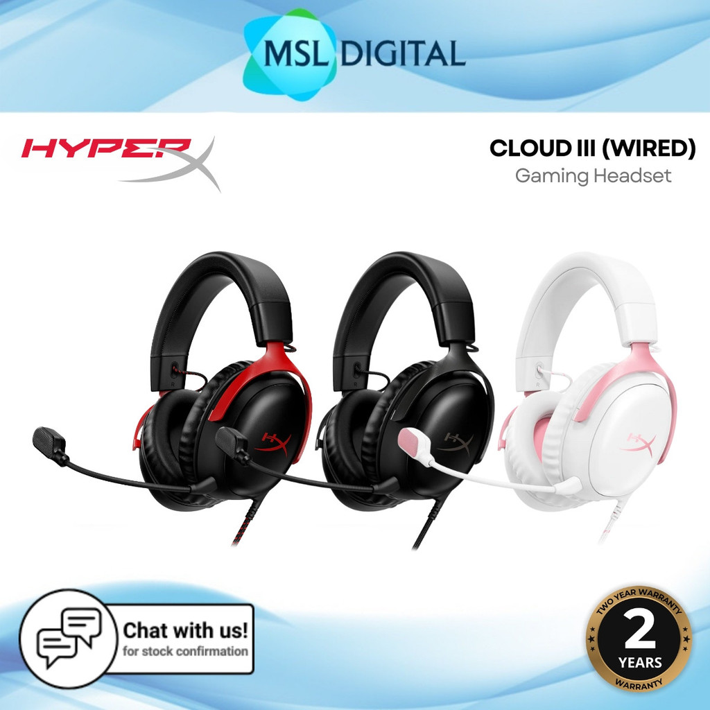 HyperX Cloud III 3 Wired Gaming Headset | Shopee Malaysia