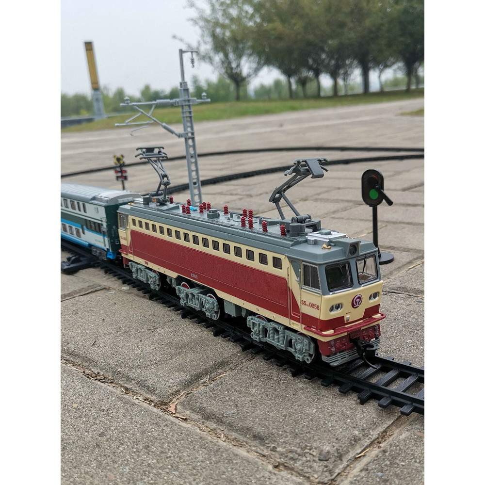 Aole Shaoshan 7CSS7C Model Set Lokomotif Elektrik Simulasi Trek Kereta ...