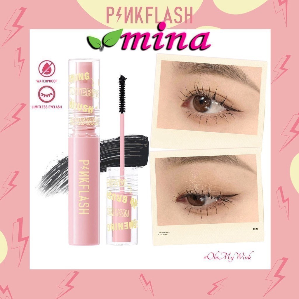 PINKFLASH Mascara Micro Brush #1 PF-E10 Fiber Filled Mascara Eyelash ...