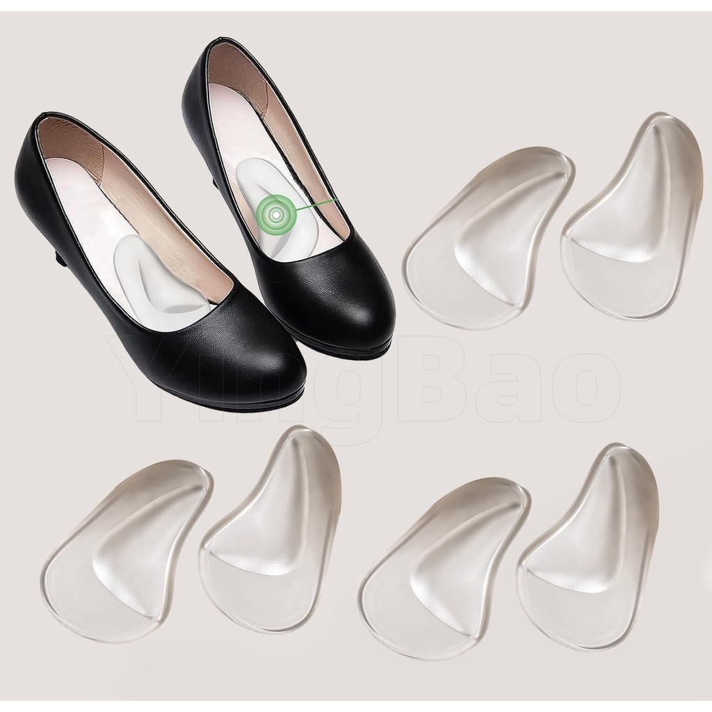 3 Pairs Silicone Orthopedic Insoles Flat Foot Arch Support Insert Pad ...