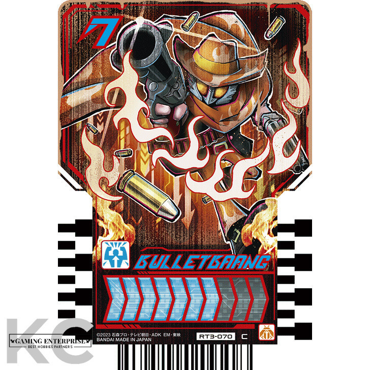 Bandai Kamen Rider Gotchard DX Ride Chemy Trading Card RT1-029 RT1-028 RT3-070 BULLETBAANG ...