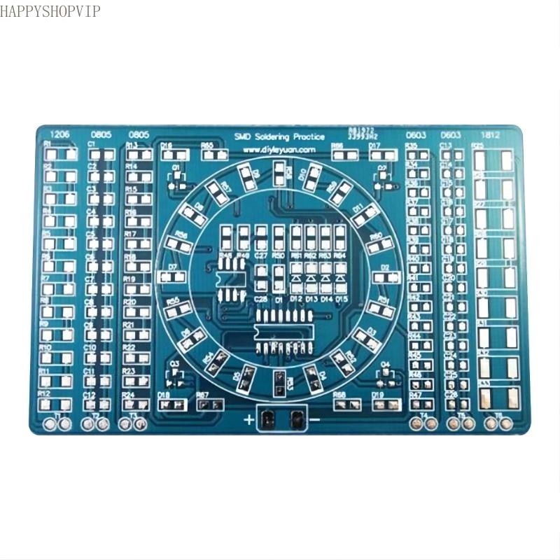 HSV SMT Running Light Soldering Practice Board with LED Rotating Water ...