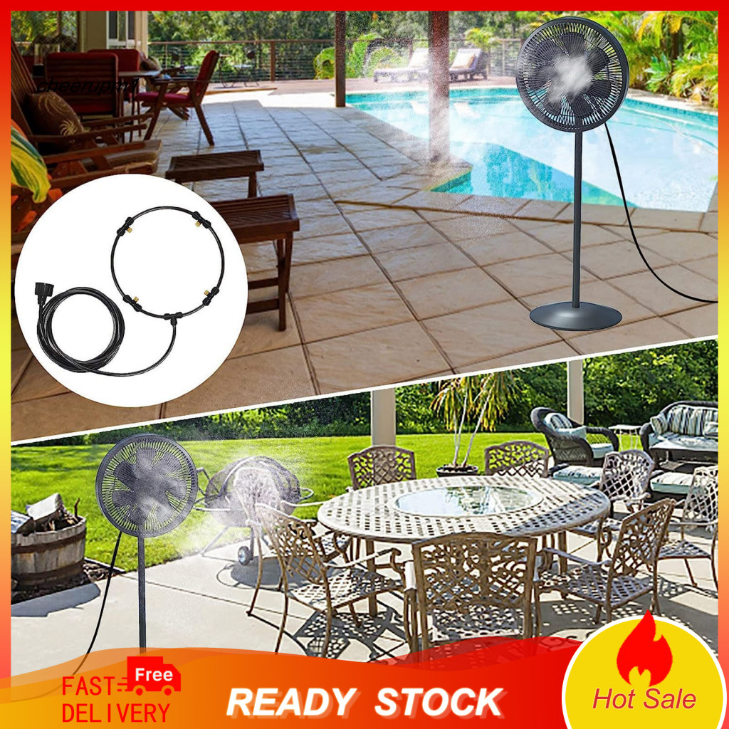 CHEER Humidifying Mist Spray Outdoor Misting Fan Attachment Outdoor ...