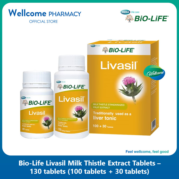 Bio-Life Livasil Liver Tonic Tablets - 130's (100's + 30's) | Shopee ...