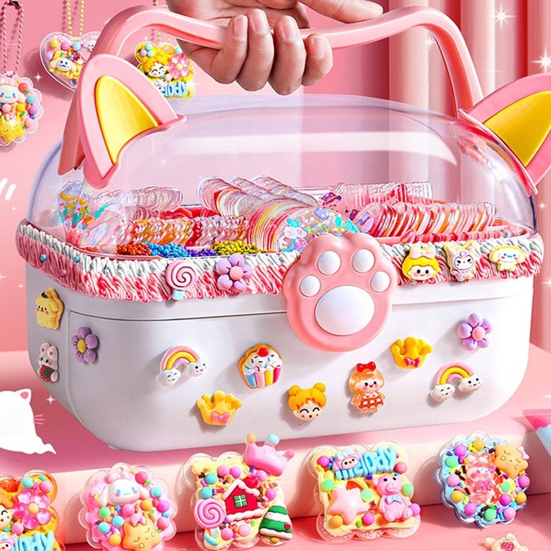 Cream Glue Guka DIY Material Pack Transparent Guka Sticker Set Sticker ...