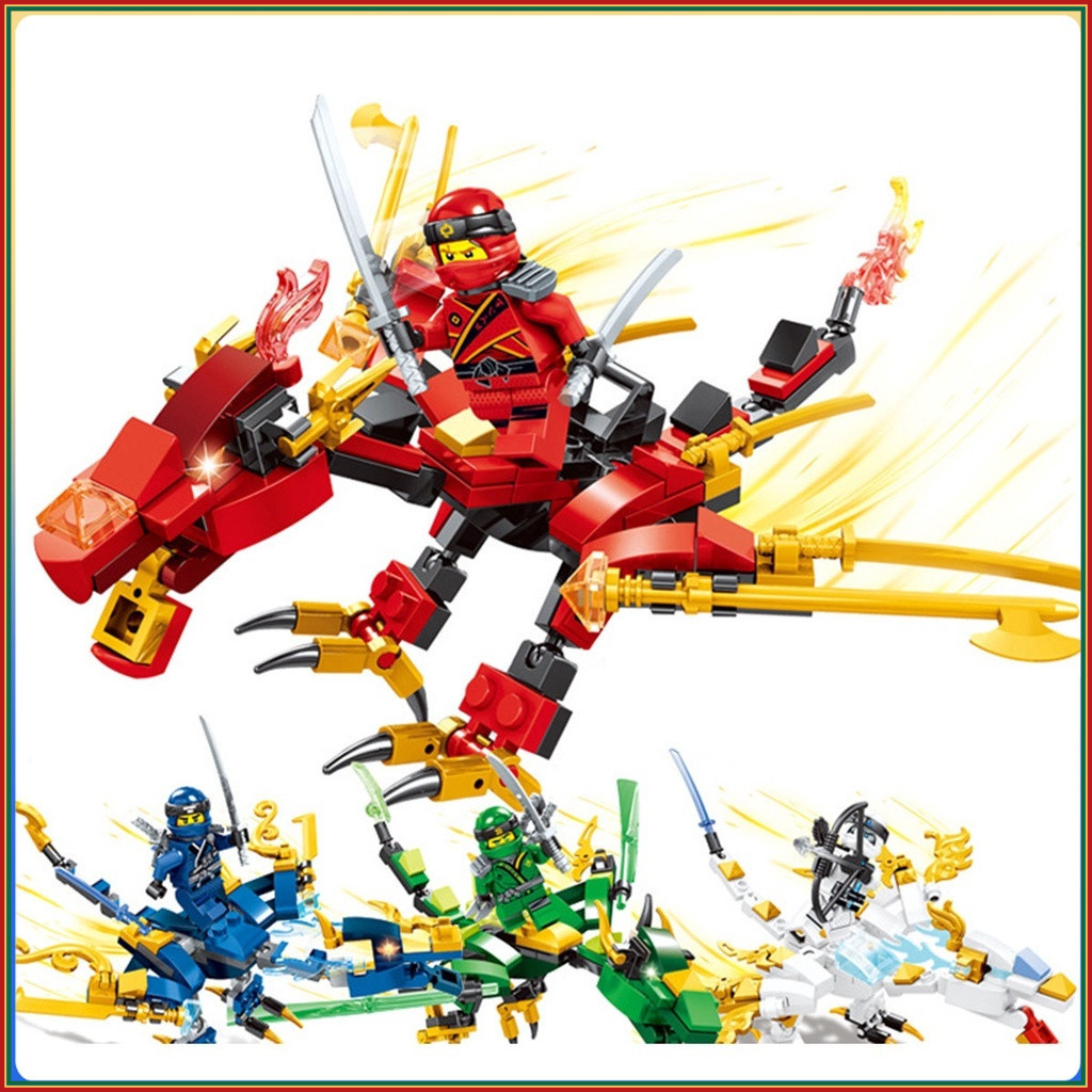 Ninjago mech cole kai zane jay building blocks toy boy elements ...