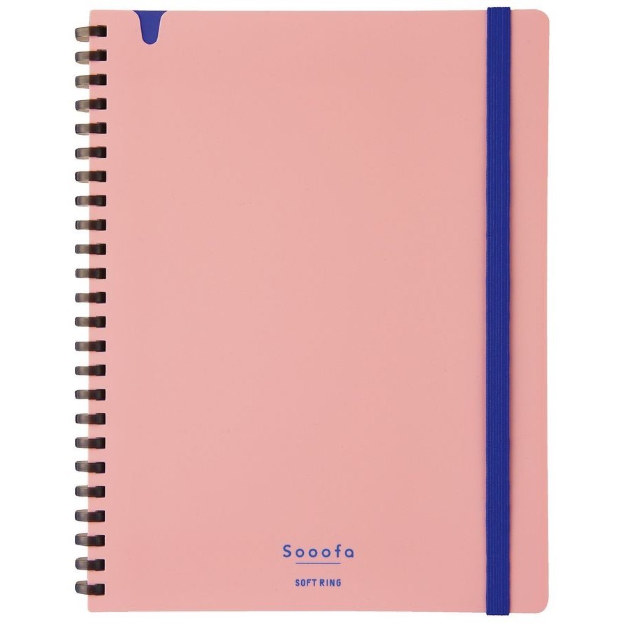 KOKUYO Sooofa Soft Coil Notebook/A5/Pink eslite | Shopee Malaysia