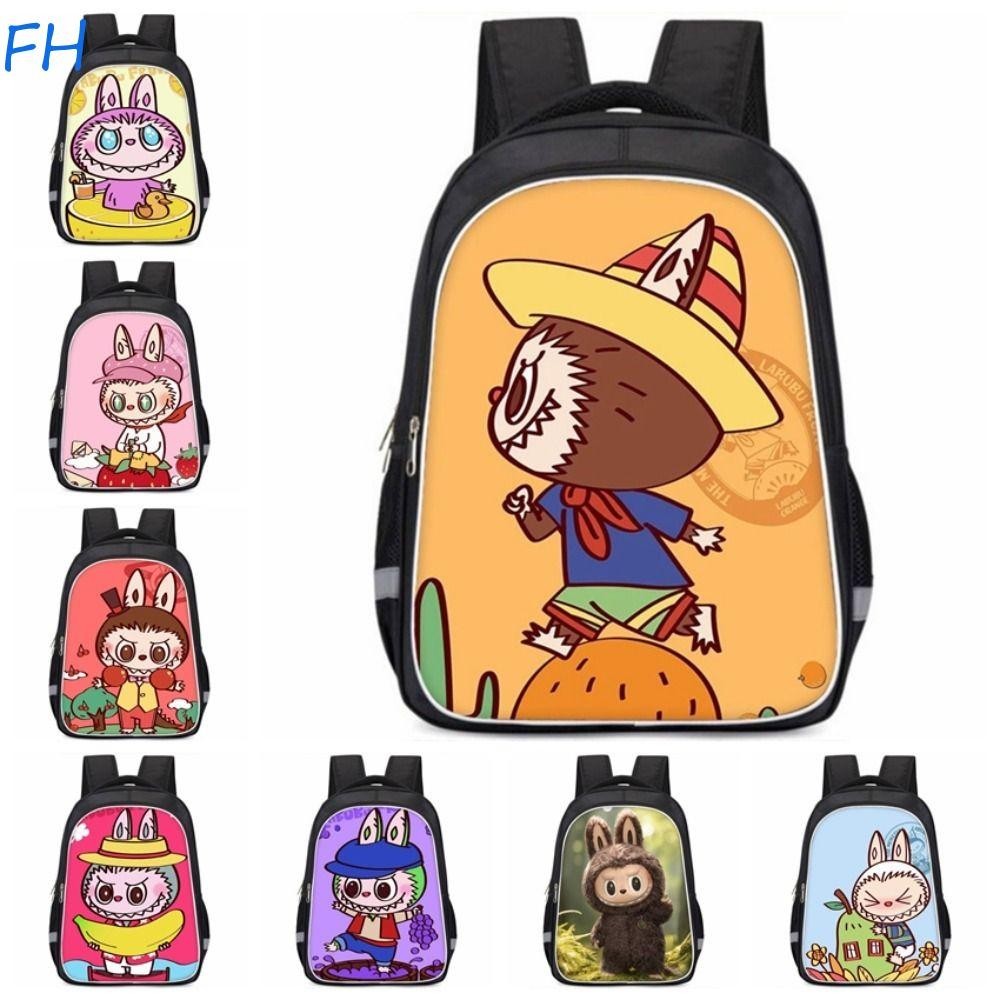 FENGHA Labubu Backpack, Large Capacity Kawaii Labubu Students School ...