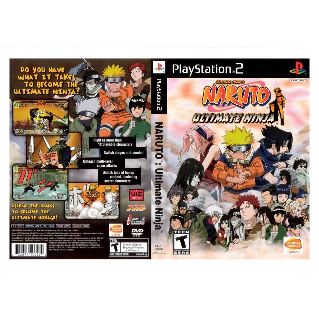 （PS2 Games CD DVD）PS2 Naruto Ultimate Ninja (DVD Game) | Shopee Malaysia