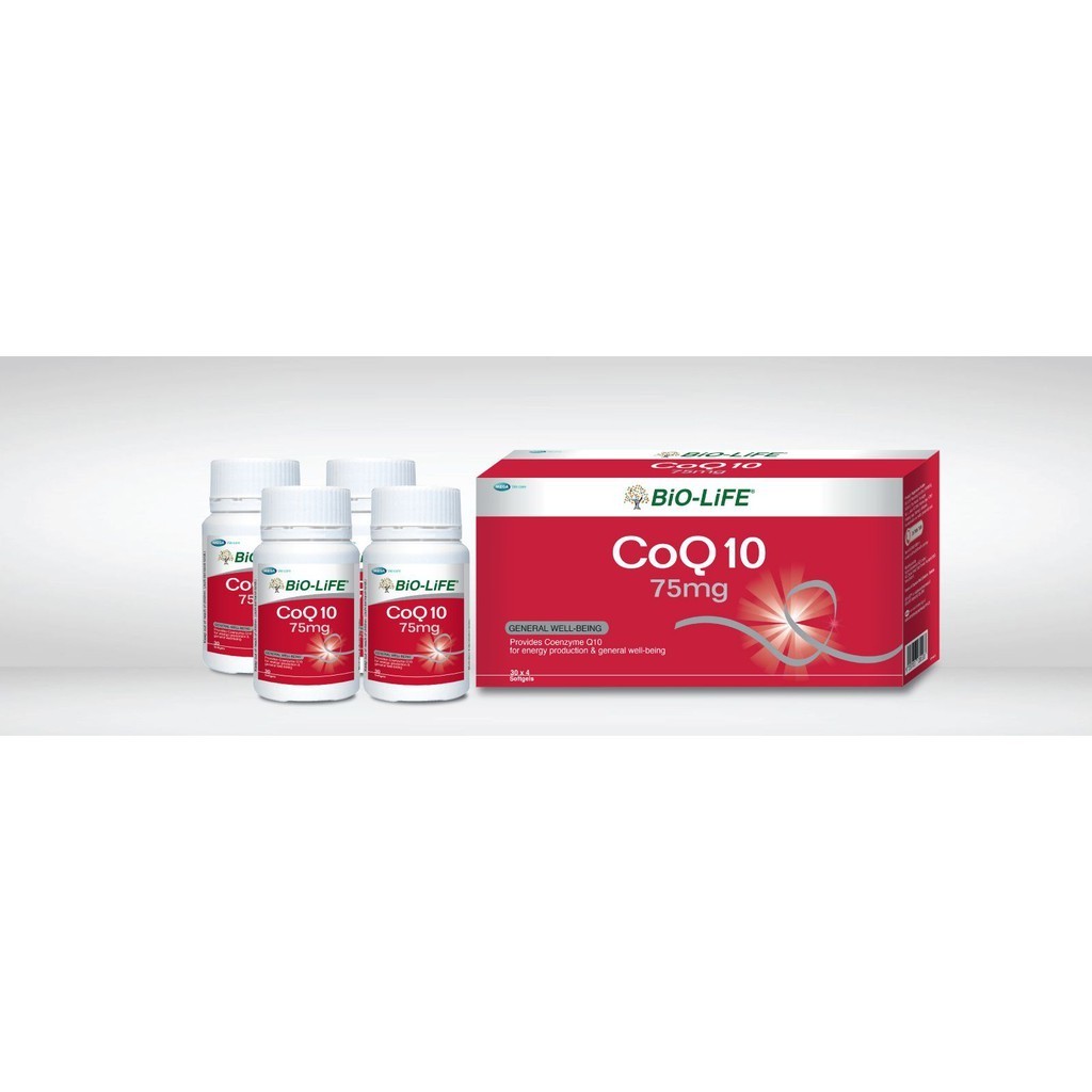 Bio-Life CoQ10 75mg Softgel (30'S X 4 Bottle) | Shopee Malaysia