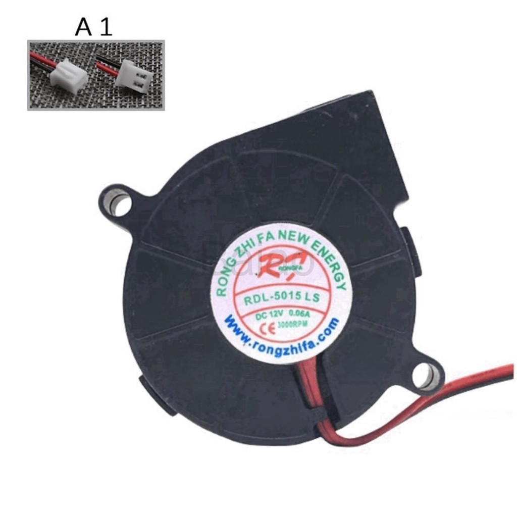 NEW RDL-5015LS 50mm Blower 5015 12V 0.06A for 3D Printer Snail Type ...