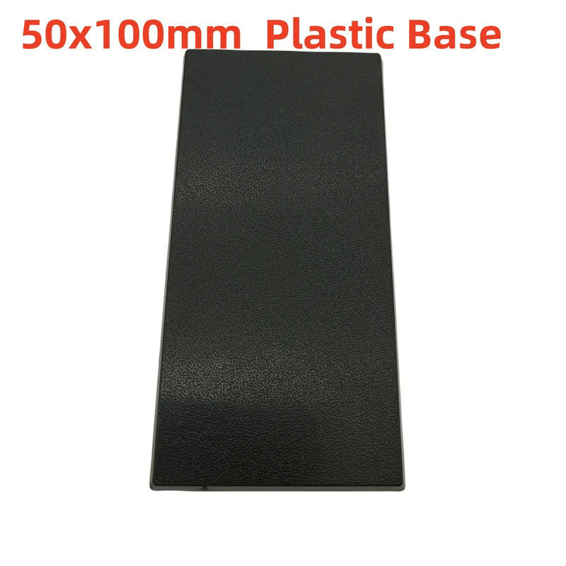 50x100mm Rectangle Plastic Bases for Wargame Table Games Diy figure ...