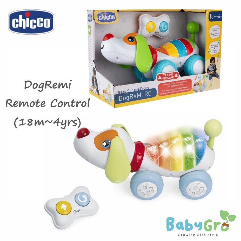 Chicco Toy Baby Sense & Focus Dogremi Remote Control Toy (18m~4years ...