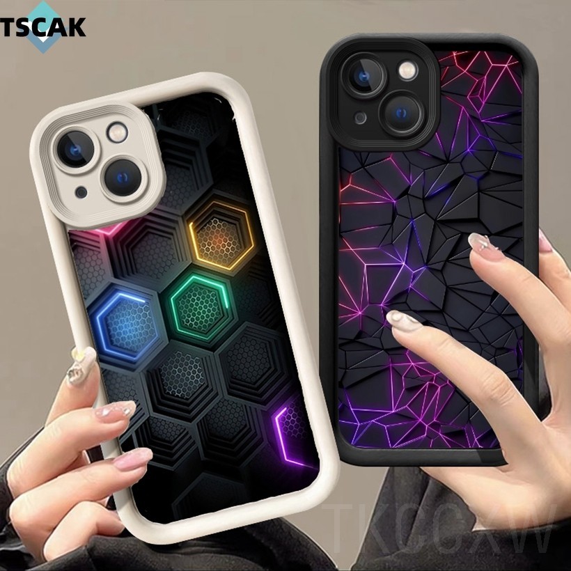 Creative Montage Trendy Cool Color Silver Square Phone Case For OPPO ...