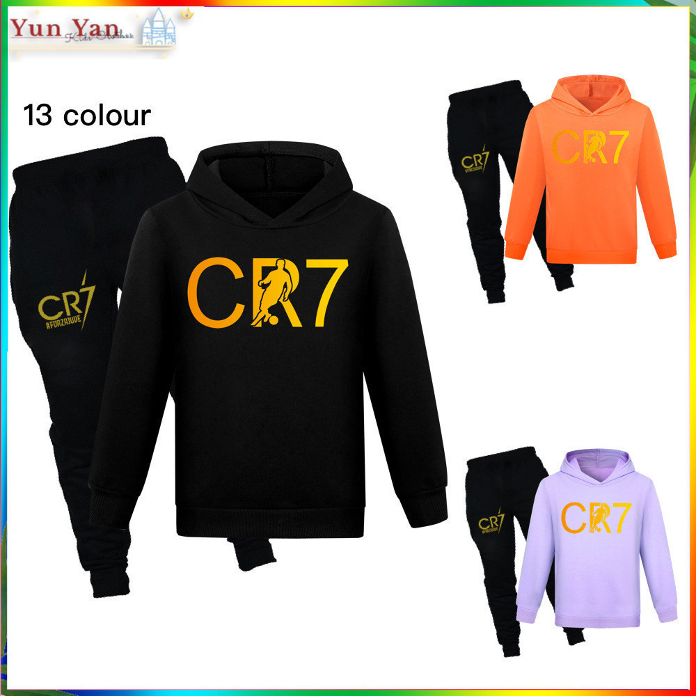 Cristiano Ronaldo CR7 Boys Hoodie + Casual Pants 2pcs Trendy Hot ...