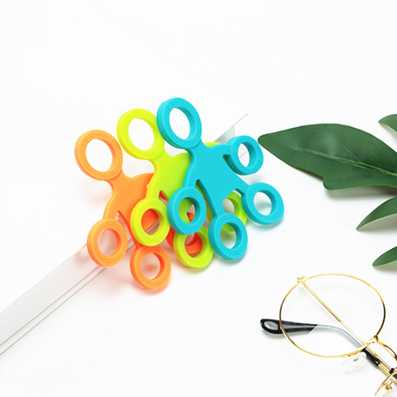 2Pcs of Silicone Five Hole Finger Puller Humanoid Ring Sleeve and ...