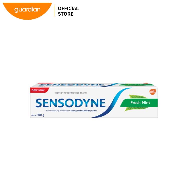 SENSODYNE Fresh Mint Relief Sensitive Teeth Toothpaste 100g | Shopee ...
