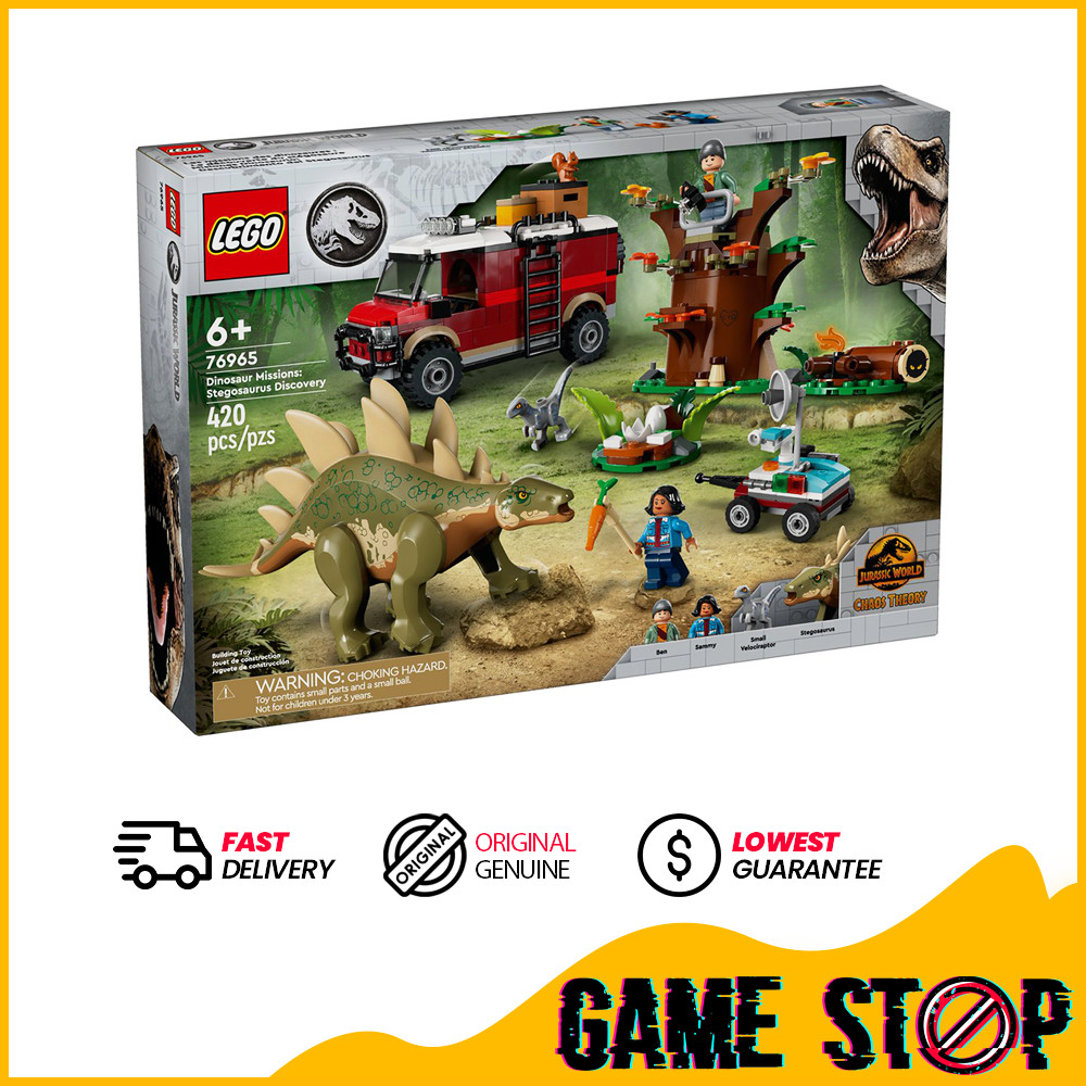 Lego 76965 Jurassic World Dinosaur Missions: Stegosaurus Discovery ...