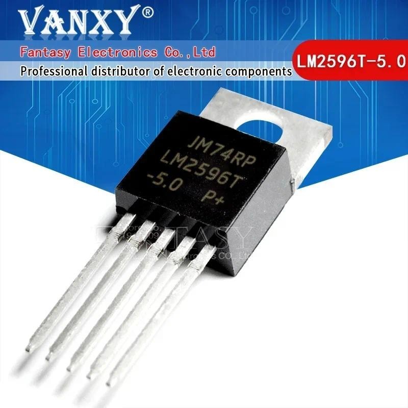 10pcs LM2596T-5.0 TO220-5 LM2596T TO-220 LM2596-5.0 LM2596T-3.3 LM2596 ...