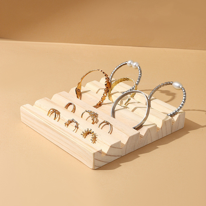 Solid Wood Bracelet Display Rack Ring Display Stand Bracelet Holder ...