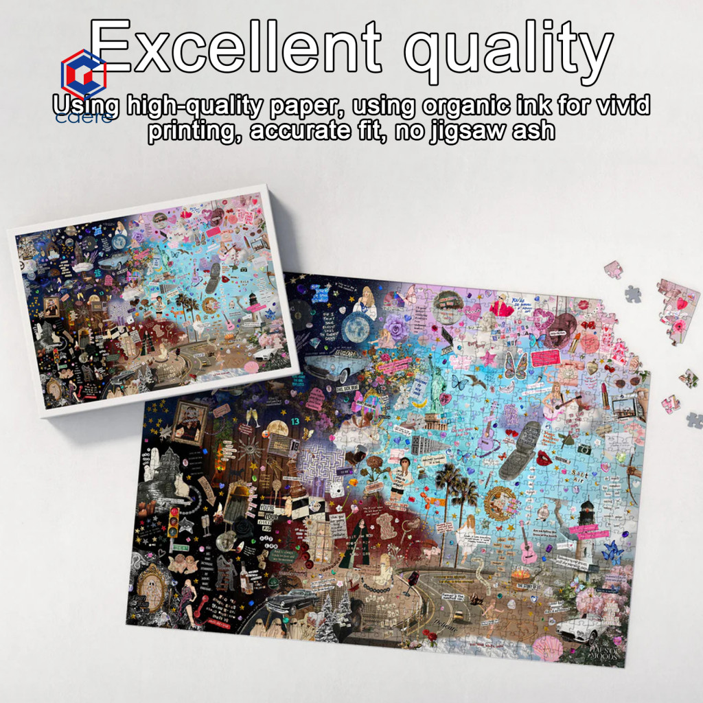 CAE| Jigsaw Puzzle Board Female Singer Puzzle Fun and Educational Eras ...