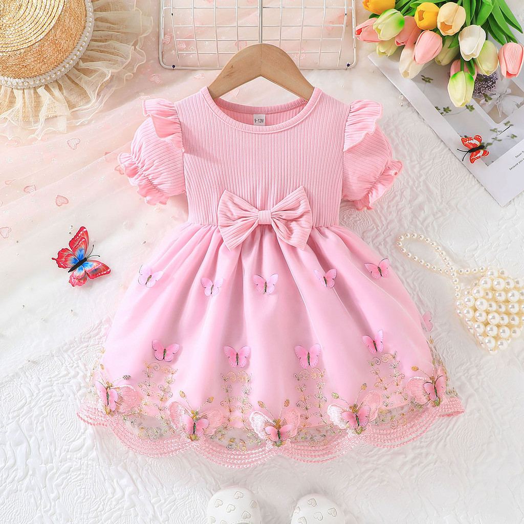 Dress Baby Girl Newborn 6Months -3Tahun Birthday Baju Gaun Perempuan ...