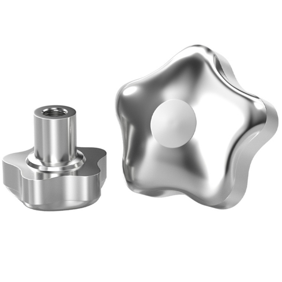 304 Stainless Steel Torx Handle Nut Hand Wheel Star Hand Screw Nut Star ...