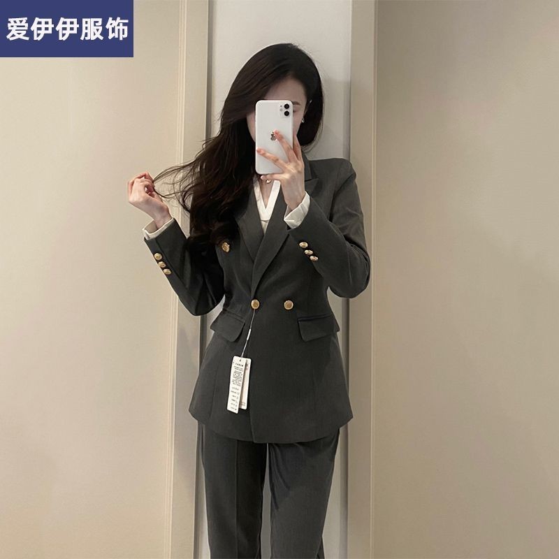 College Student Suit Autumn Ladies 2023 Coat Interview Suit High-End ...