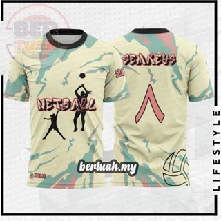 NETBALL Muslimah Jersey Murah Custom Name and Number Couple Set Jersey ...