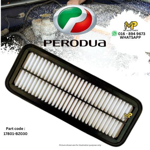 17801-BZ030 MYVI LAGI BEST (2011>2017)/ALZA (2005>) AIR FILTER | Shopee ...