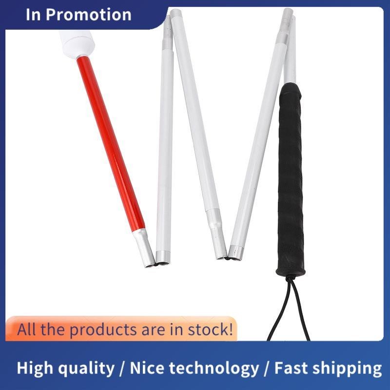 Aluminum Folding Cane 4-Sec Folding Cane with Rolling Tip for Blind ...