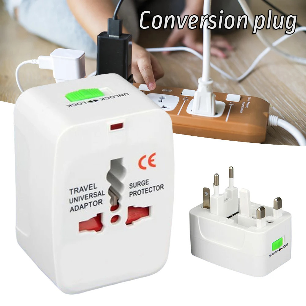 Universal Travel Power Adapter ALL-IN-ONE Wall Plug AU US UK EU ...