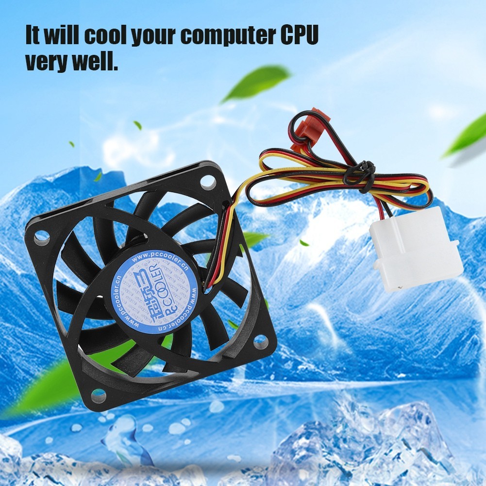 Sudi USB Computer Fan 4Pin/3Pin DC12V 6CM CPU Heatsink Cooling With | Shopee Malaysia