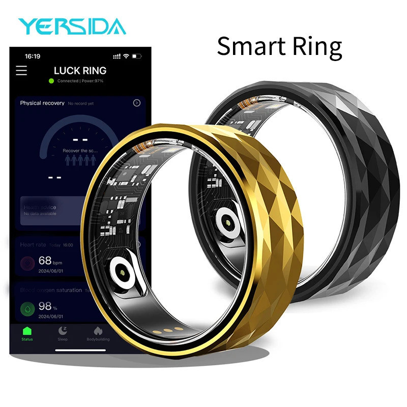 New Smart Ring R12M Heart rate Blood Oxygen Sleep Monitoring Health ...