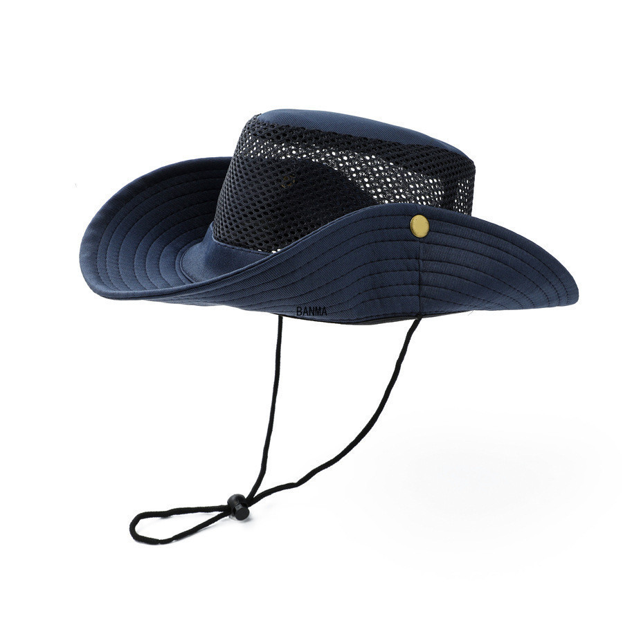 Breathable Cool Hat Mesh Bucket Hat Foldable Sun Hat Men's and Women's ...