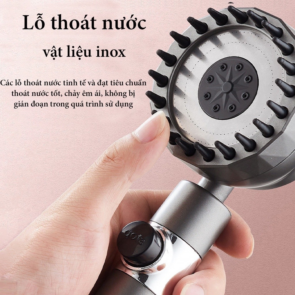 Turbocharged Shower With Soft silicone Brush Tip, Shower Filter, Shower ...