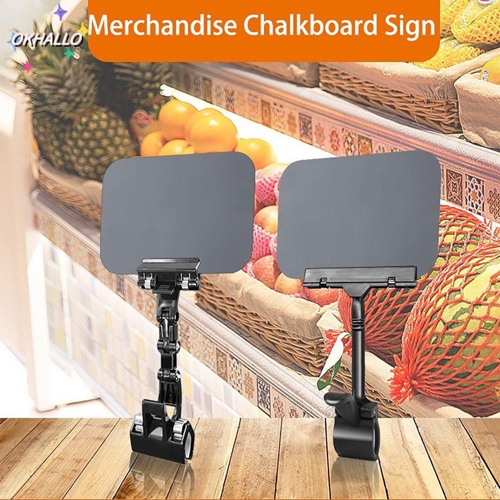 OKHALLO Chalkboard Price Tag, A4 A5 A6 Advertising Display Food Price ...