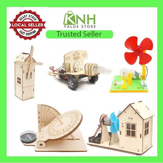 Wind power / Windmill house Project Wooden STEM DIY Kids Science ...