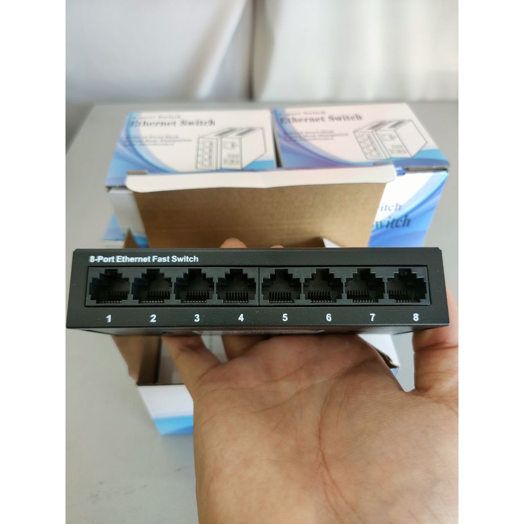 5 Port 8 Port 100Mbps 1000Mbps Gigabit Network Switch RJ45 LAN Desktop ...