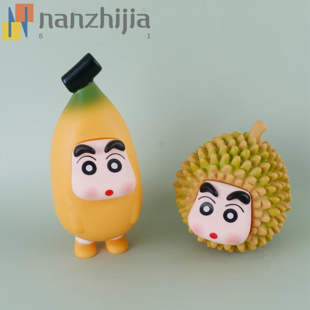 NANZHIJIA Crayon Shin Chan Money Boxes, Durian Banana Fruit Crayon Shin ...