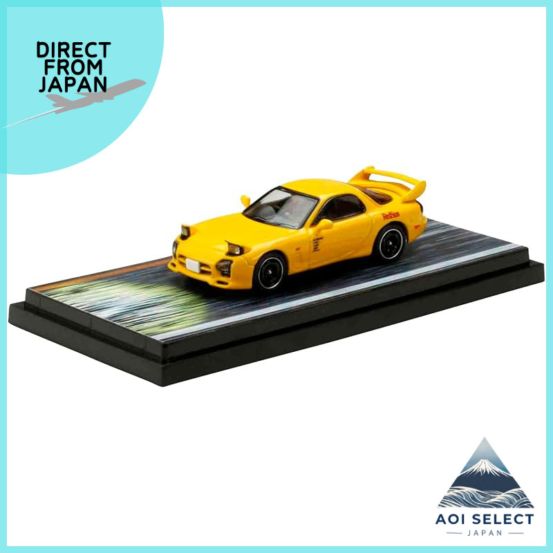 HJ64 1/64 Mazda RX-7 (FD3S) RED SUNS / Initial D with Takumi Fujiwara ...
