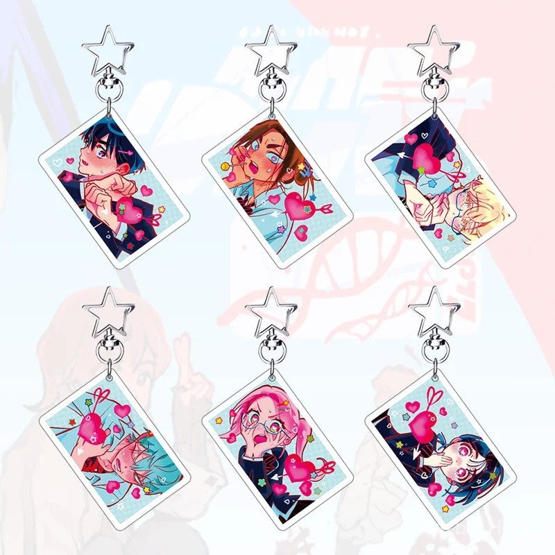 Anime ALIEN STAGE Keychains Pendant Car Key Chain Acrylic Stand MIZI ...