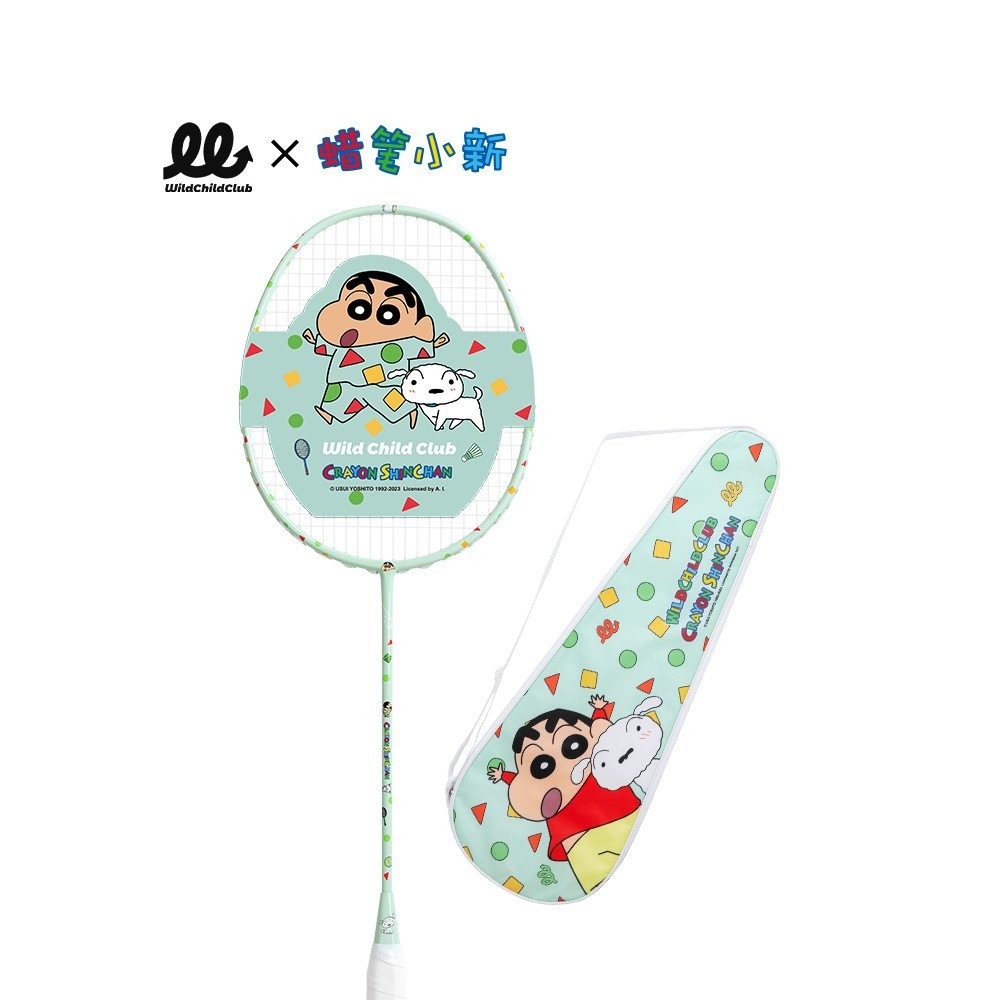 Wcc Crayon Shin-Chan Official Co-Branded Badminton Racket Genuine ...