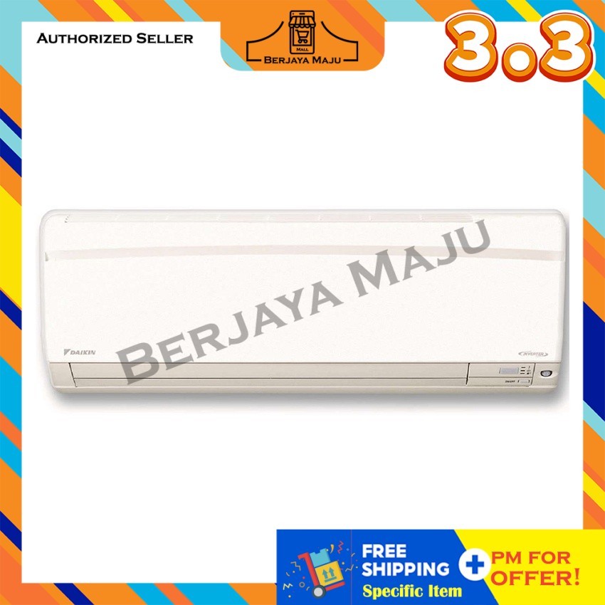 Daikin 1.5HP R410A Inverter Air Conditioner FTKS35DVM-5WMY-L ...