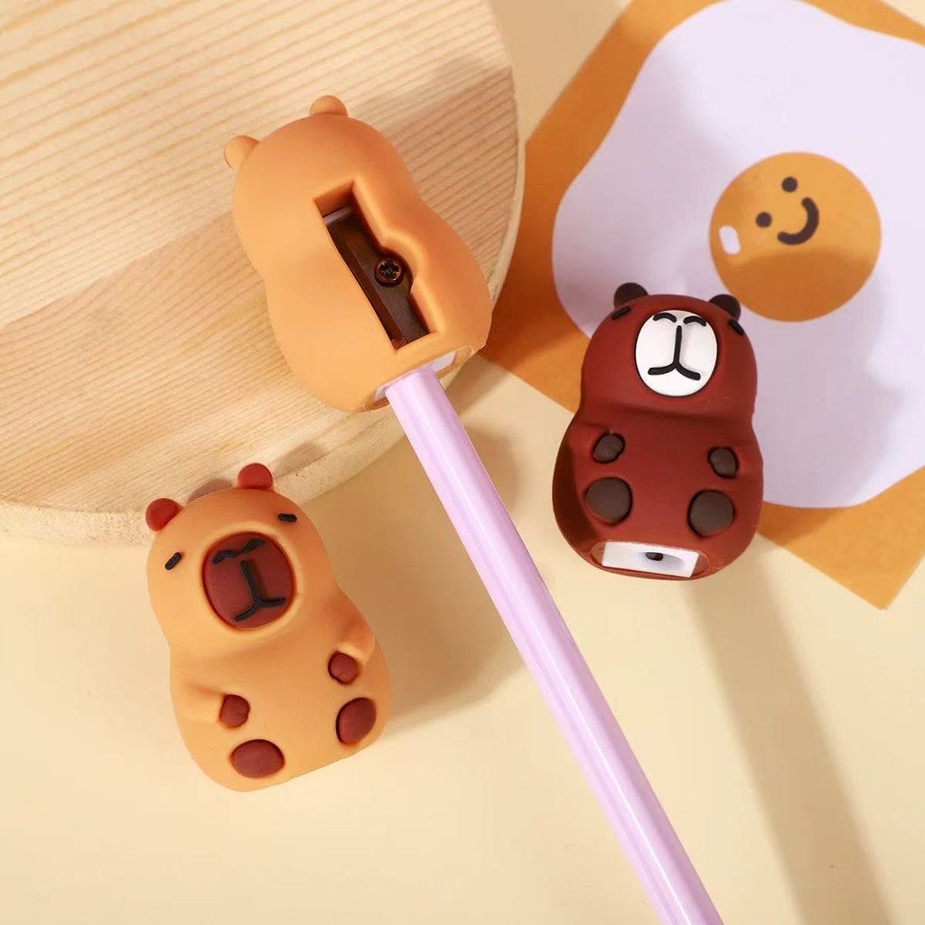 1pcs Disney Capybara Doll Pencil Sharpener Cartoon Pink/Blue Lilo ...
