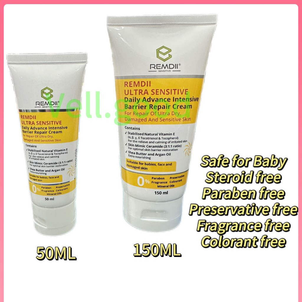 Remdii Ultra Sensitive Intensive Barrier Repair Cream Eczema, Dry ...