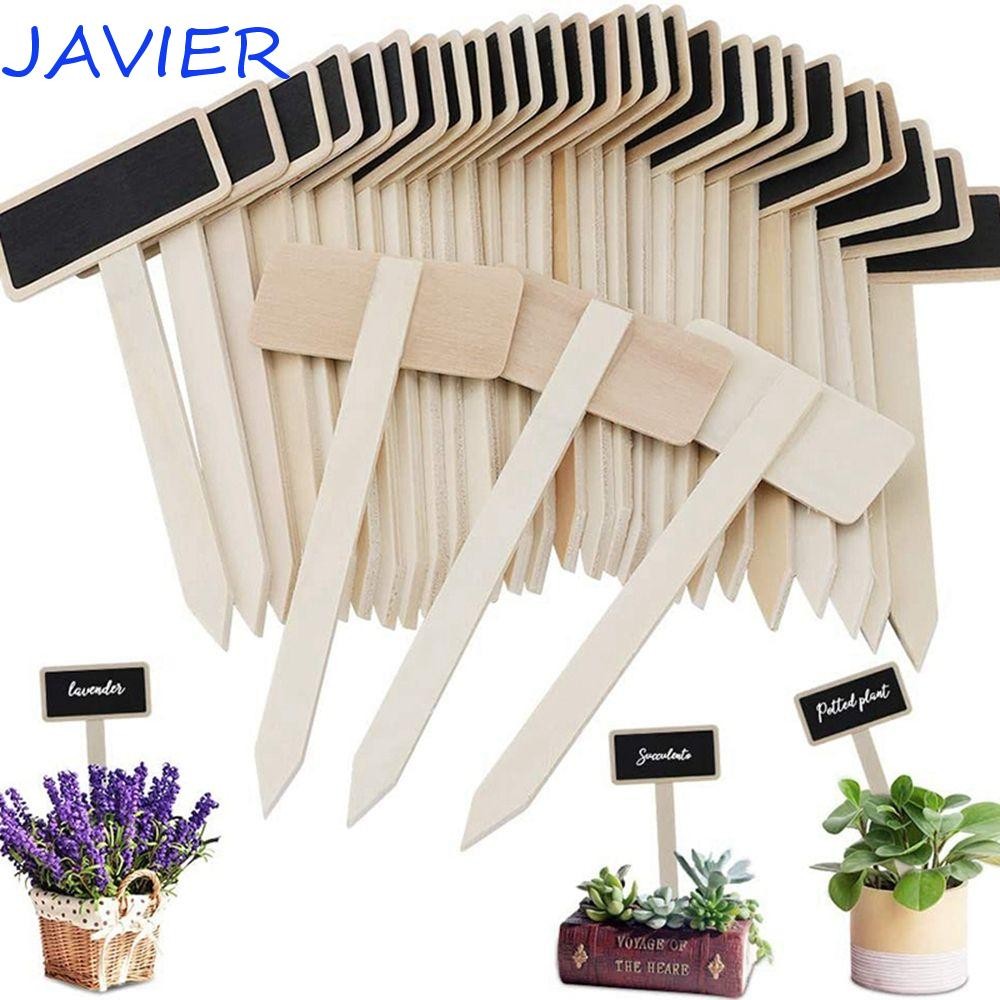 JAVIER Plant Markers Mini Chalkboard Sign Board Greenhouse Nursery Pots ...