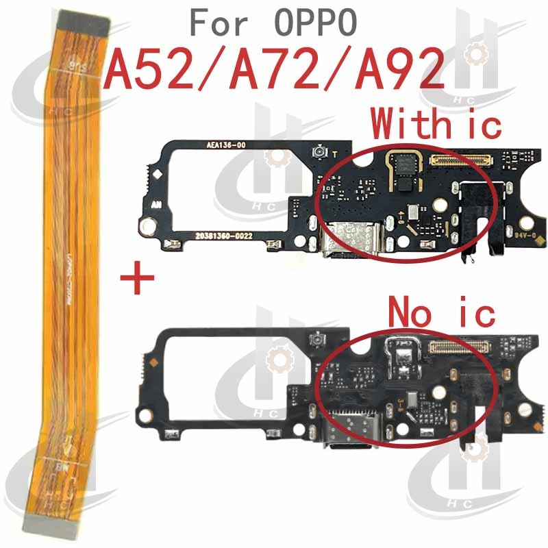 New For OPPO A52 / A72 / A92 Charger USB Connector Dock Charging Port ...