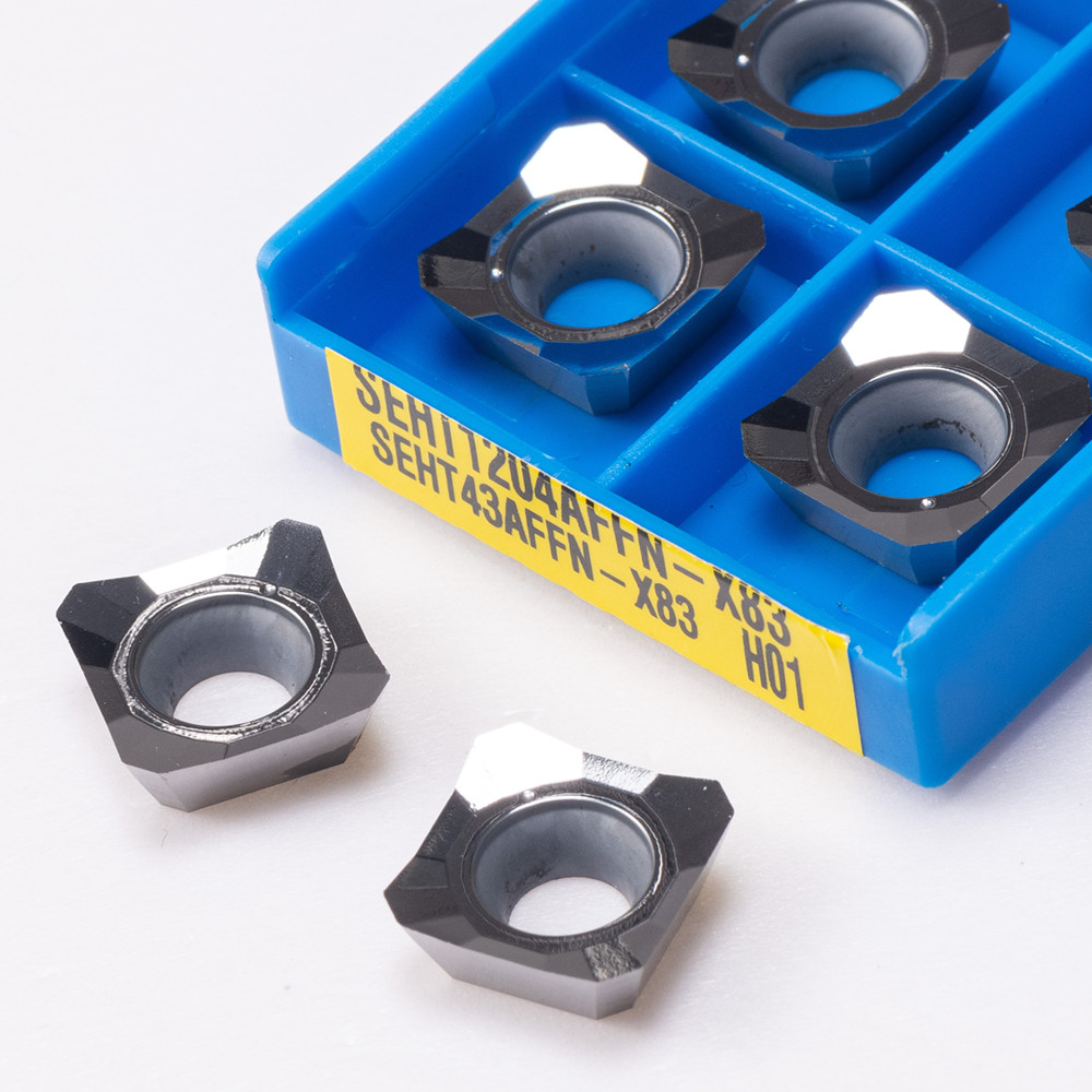 10pcs SEHT1204 AFFN X83 H01 Aluminum Carbide Insert Alloy Milling ...
