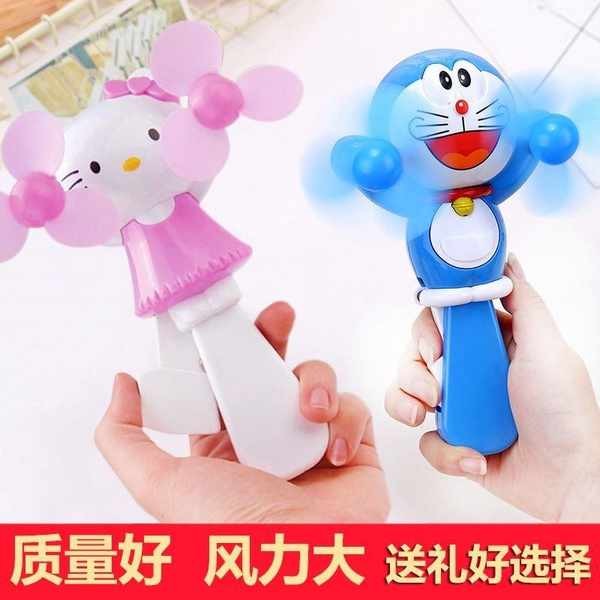 fan portable goojodoq fan handheld fan Cartoon Cartoon Mini Hand ...